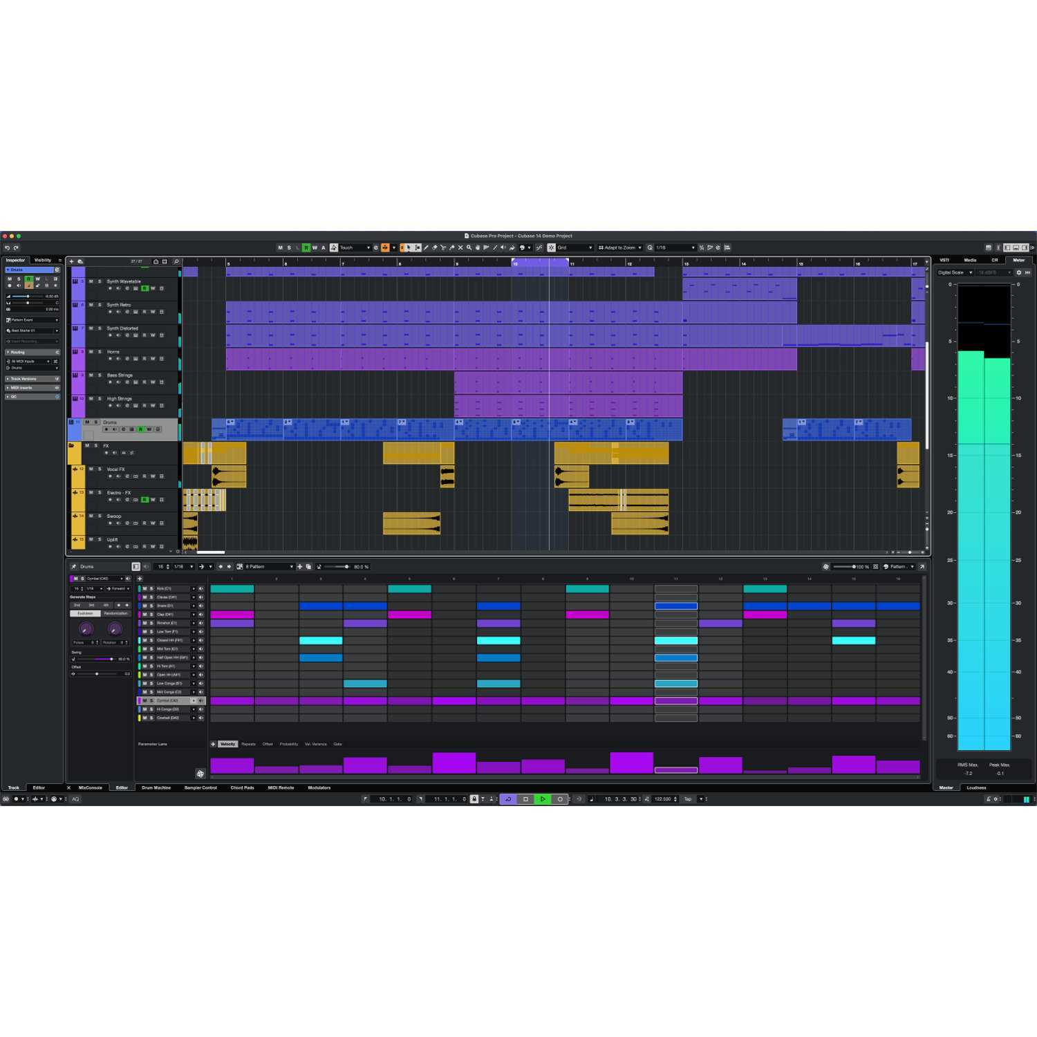Steinberg Cubase Pro 14 inspelningsprogram hos Andreasson Musik | Andreasson Musik ...