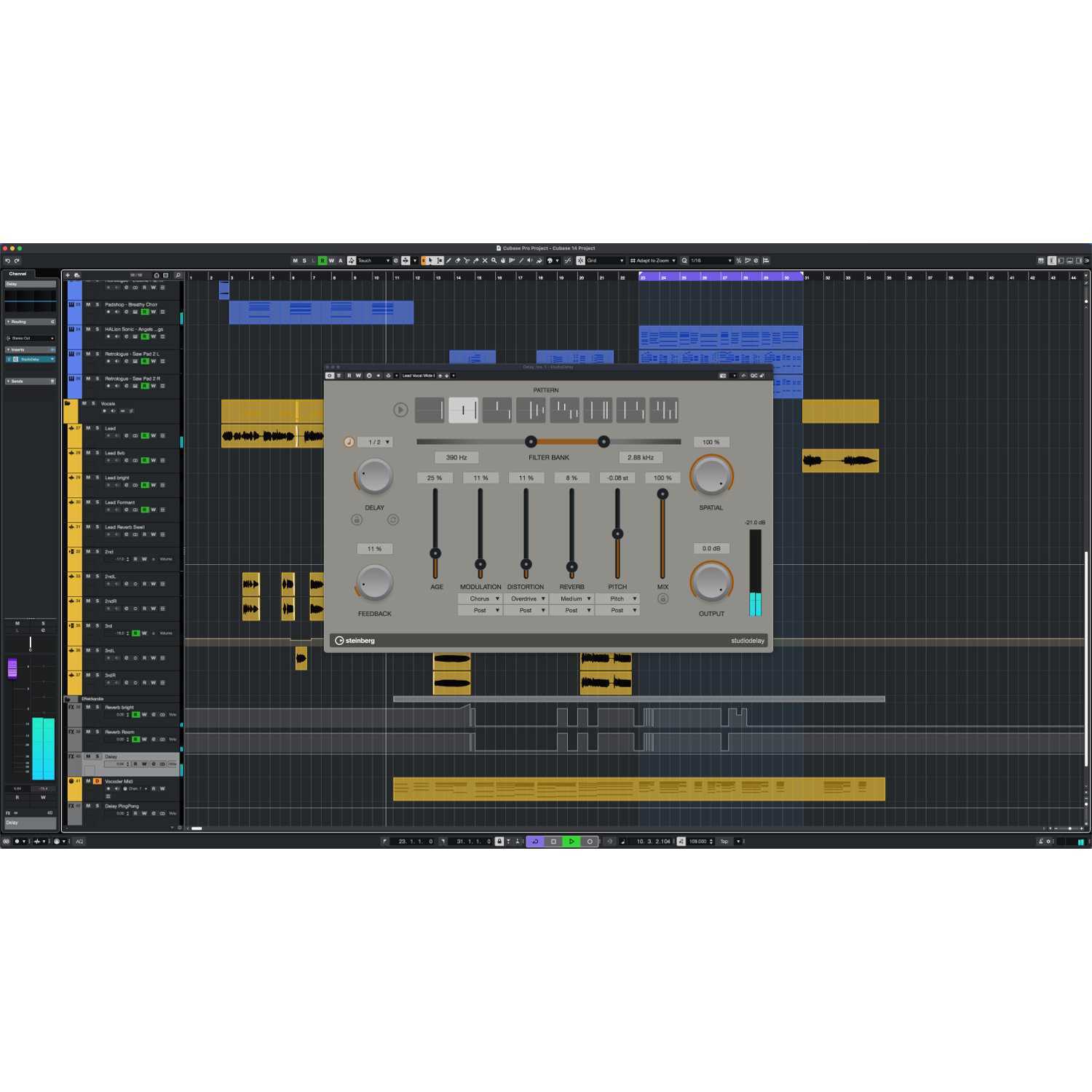 Steinberg Cubase Pro 14 inspelningsprogram hos Andreasson Musik | Andreasson Musik ...